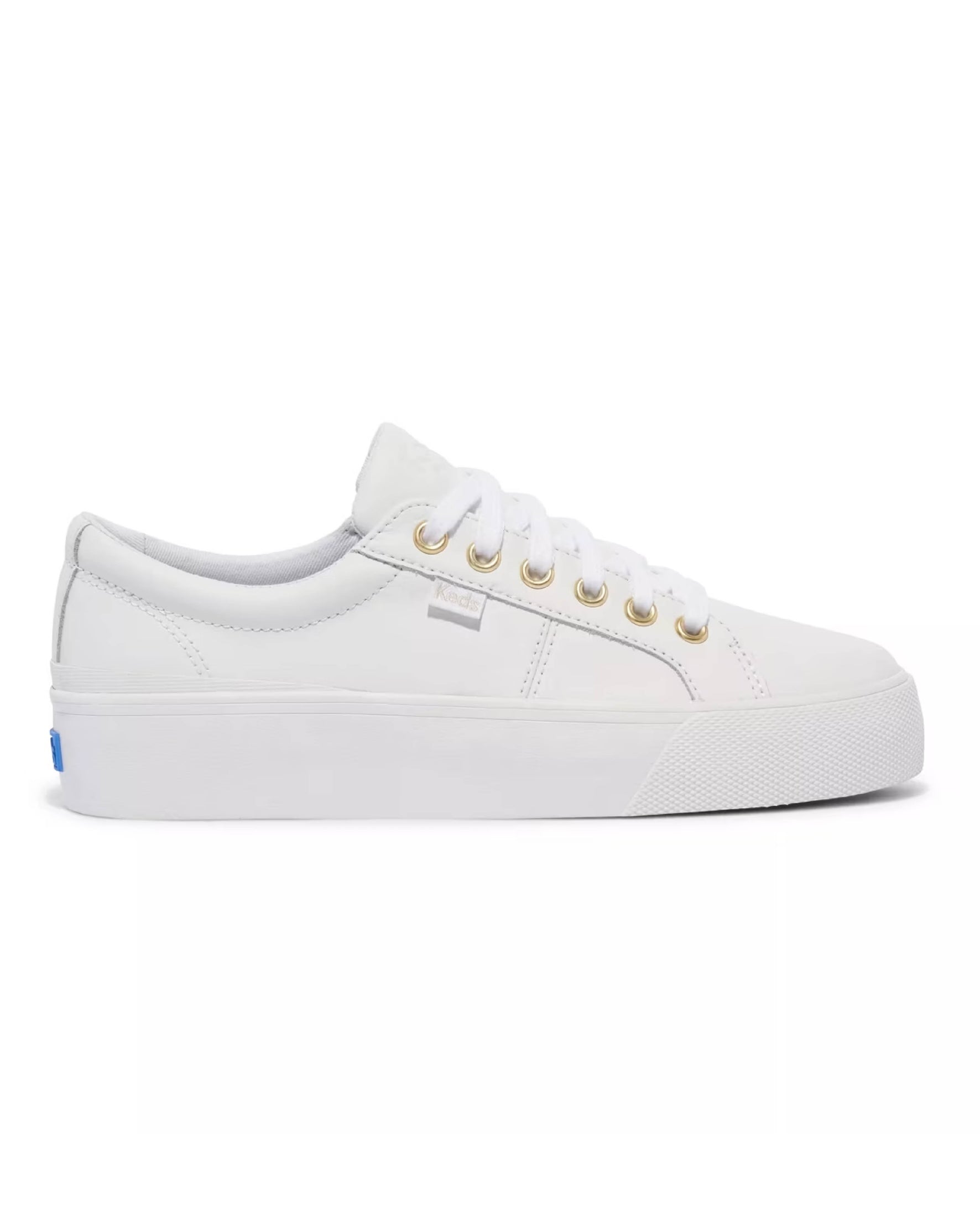 JUMP KICK DUO LEATHER WHITE/GOLD – Keds Guatemala